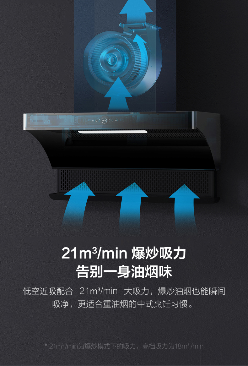 云米（VIOMI）Cross2智能烟灶套装 自动升降 21立方大吸力 手势控制 天然气燃气灶 CXW-230-VK702+JZT-VG301 ...